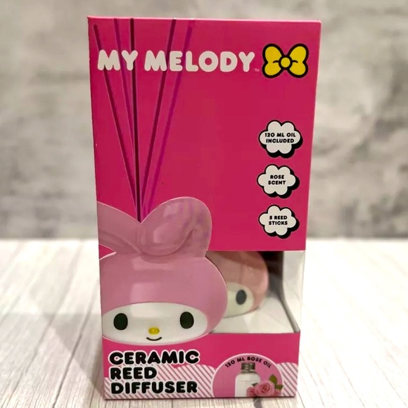 Sanrio | Accents | My Melody Ceramic Reed Rose Diffuser Hello Kitty ...